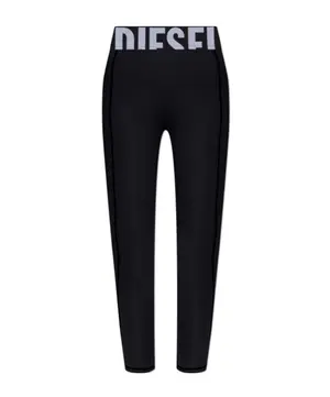DIESEL® Adeline D Pop Logo Performance Trousers - Black