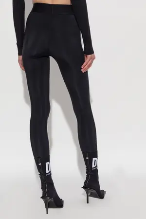 DIESEL® Adeline D Pop Logo Performance Trousers - Black