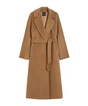 Max Mara Tempera Belted Long-sleeved Coat