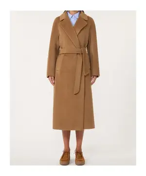Max Mara Tempera Belted Long-sleeved Coat