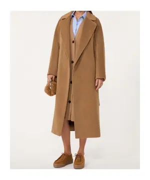 Max Mara Tempera Belted Long-sleeved Coat