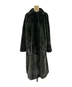 YVES SALOMON Long Sleeved Fur Coat