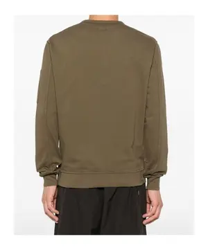 C.P. COMPANY Lens Sleeve Sweatshirt - Green