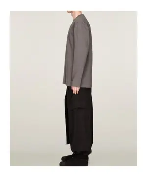 Y3 Graphic Long Sleeve T-shirt - Granite