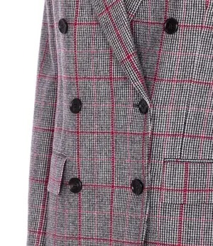 Chloé Tartan Motif Double-breasted Blazer