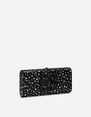 Dolce & Gabbana Embellished Logo Box Clutch
