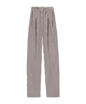 Dolce & Gabbana Striped Poplin Pants