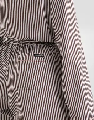 Dolce & Gabbana Striped Poplin Pants