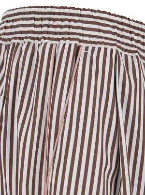 Dolce & Gabbana Striped Poplin Pants