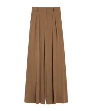 Max Mara Palanca Wide Leg Pleated Trousers