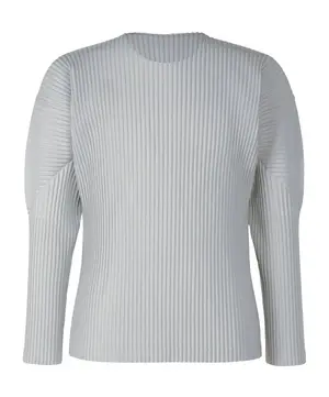 Issey Miyake Long-sleeved T-shirt - Light Grey
