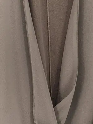 ALYSI Sleeveless V-neck Top With Cross-button Closure