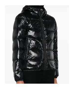 Herno Hooded Zipped Puffer Jacket - Black