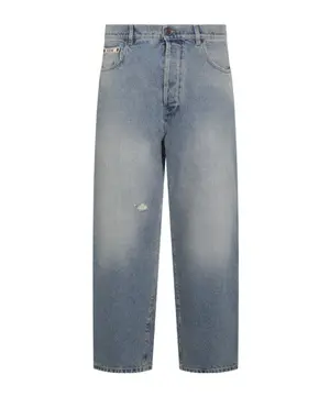 Moschino Panelled Distressed Jeans