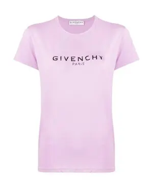 Givenchy Logo Printed T-shirt - Lavender