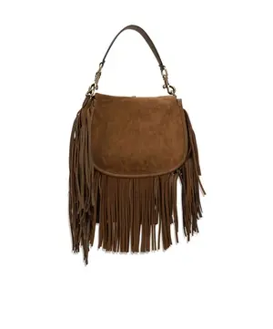 Etro Tassel Shoulder Bag - Brown