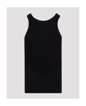 TOTEME Ribbed Tank Top - Black