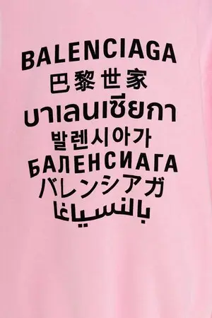 Balenciaga Languages Print Hoodie