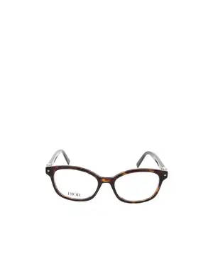 Dior Rectangular Full Rim Eyeglasses - White