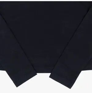 DIESEL® Long Sleeve Crewneck T-shirt With Oval D Logo - Black