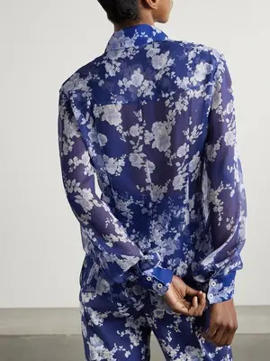 Carolina Herrera Printed Floral Shirt