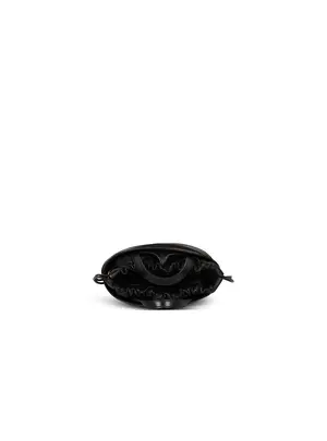 Balmain Mini Bag With Zip And Buckle Detail