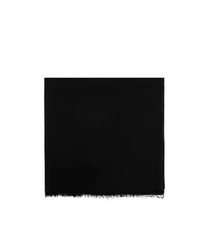 FERRAGAMO Scarf Decorated With A Monogram Pattern - Black