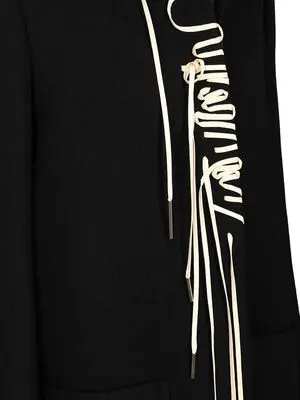Dries Van Noten Embellished Straight Hem Coat