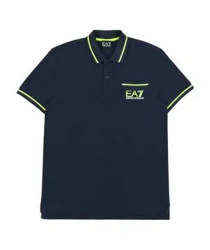 Ea7 Pattern Polos For Men