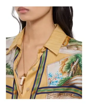 Gucci Printed Twill Long-sleeve Shirt
