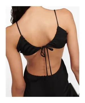 Christopher Esber Pleated Cutout Maxi Dress