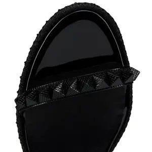 CHRISTIAN LOUBOUTIN Pyra Clou Espadrille Wedge Sandals