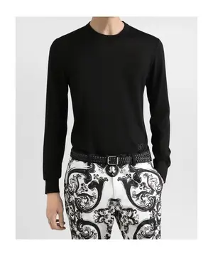Dolce & Gabbana Long-sleeved Crewneck Jumper