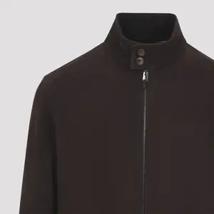 Canali Lambskin Zipper Jacket