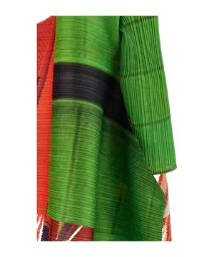 PLEATS PLEASE BY ISSEY MIYAKE City Collage Pleated Mini Dress
