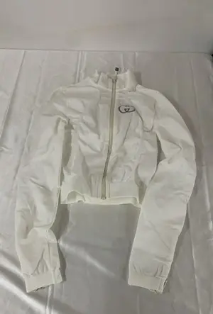 Gucci Long Sleeve Zip-up Jacket With Logo Detail