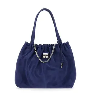 Marc Jacobs Suede Cristina Tote Bag - Blue