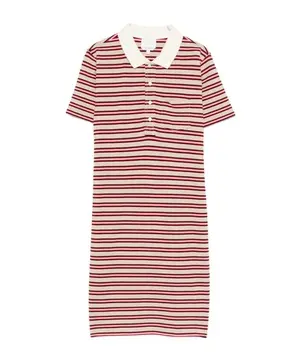 A.p.c. A.P.C. Striped Pocket Mini Dress No