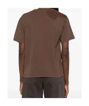 ERMANNO FIRENZE Floral Appliqué T-shirt