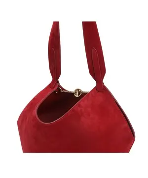 Khaite Lotus Mini Handbag - Red