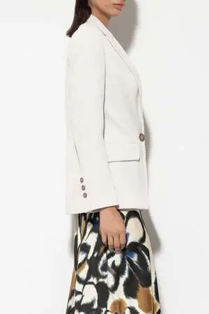 LUISA CERANO Single-button Corduroy Blazer