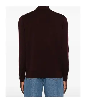 Burberry Long Sleeved Knitted Polo Shirt