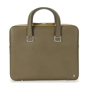 Dunhill Logo Briefcase - Brown