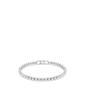 SWAROVSKI Rhodium-plated Crystal Logo Bracelet