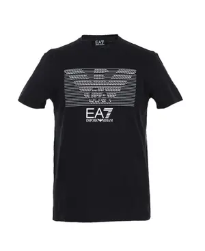 EA7 Round-necked Logo T-shirt