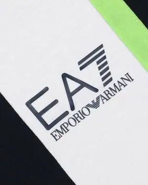 EA7 Logo Print Crew-neck T-shirt