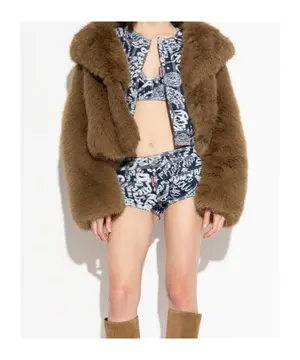 Dsquared2 Printed Denim Shorts
