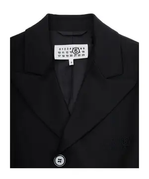 MAISON MARGIELA Single Breasted Blazer - Black