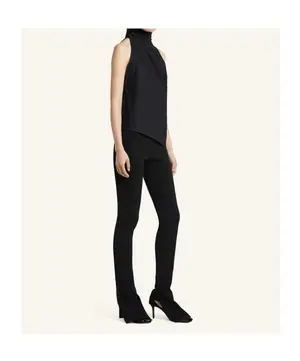 COURREGES Asymmetrical Cut-out Shoulder Blouse