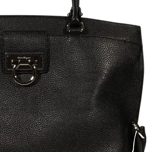 FERRAGAMO Gancini Logo Detail Handbag